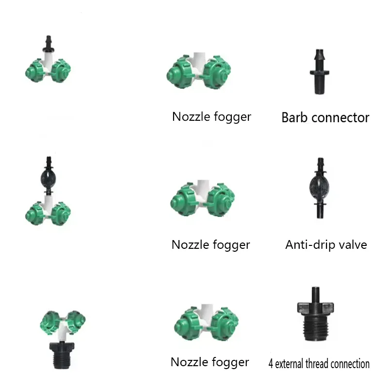 Plastic Four Heads Nozzle Fogger